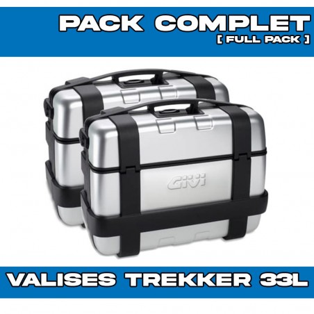 Givi Trekker 33L Aluminum Side Cases Pack for Honda Transalp XL750