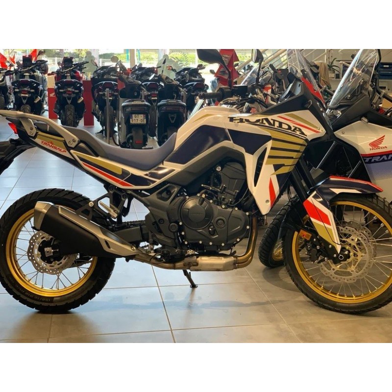 Burn-Out Design Wings Sticker Decoration Kit for Transalp XL750